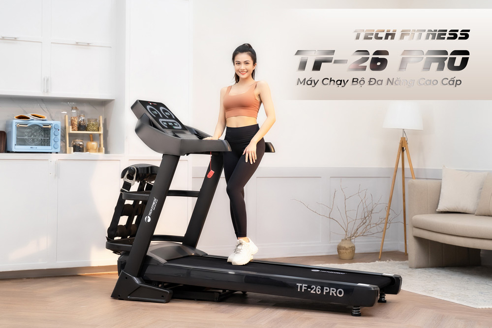 Máy chạy bộ Tech Fitness TF-26 Pro - Kangwon Group